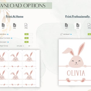 Easter Basket Tag, Printable Easter Basket Tags, Kids Easter Basket ...