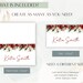 EDITABLE Christmas Name Cards, Holiday Name Place Cards, Christmas ...
