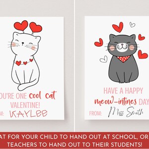 Kids Valentines Cards, Classroom Valentine's Day Cards for Kids ...