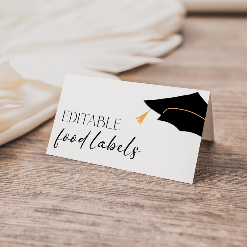 Dessert Labels Template - Etsy