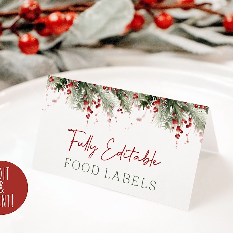 Holiday Labels - Etsy