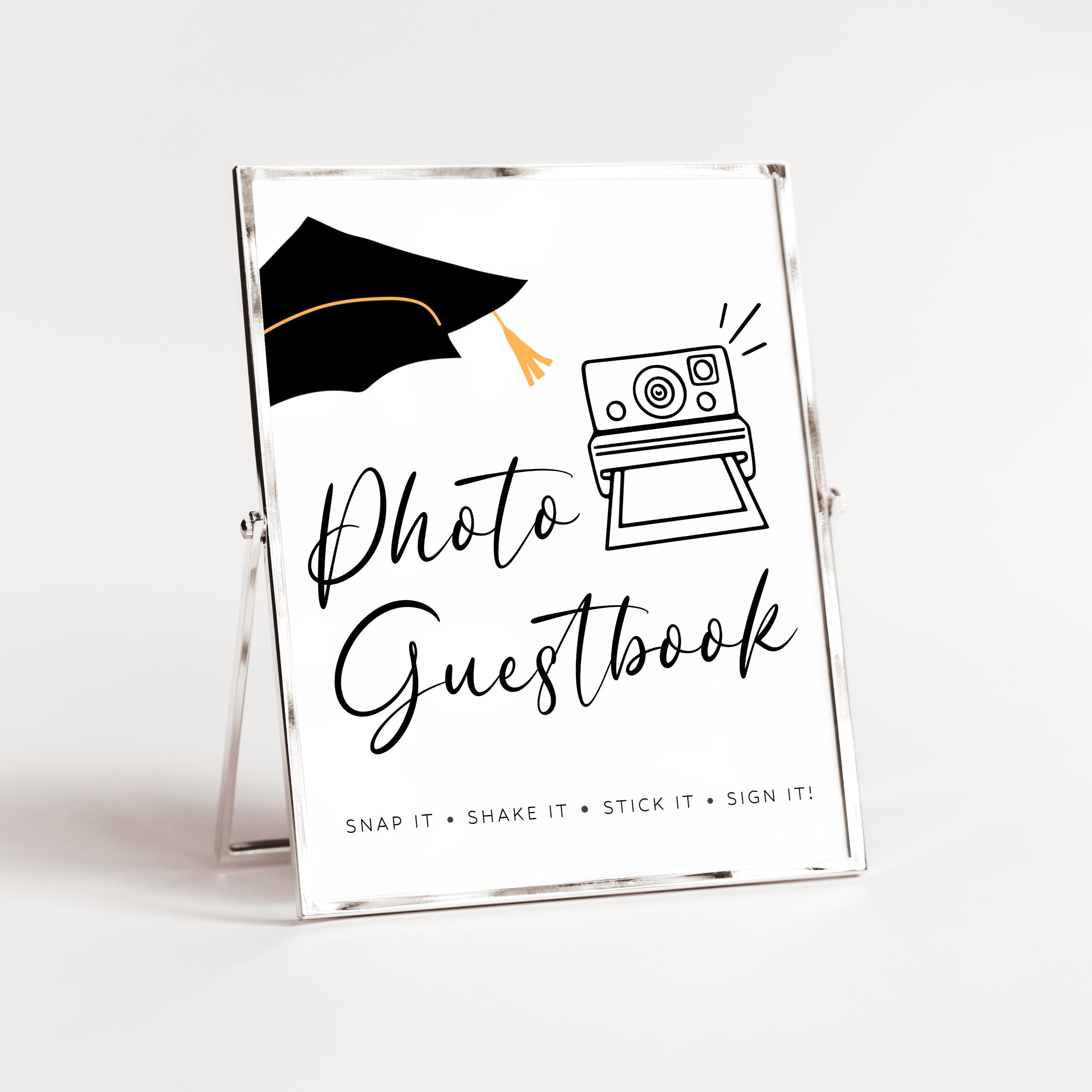 Graduation Photo Guestbook Sign, Graduation Party Photo Guestbook, 2026 ...