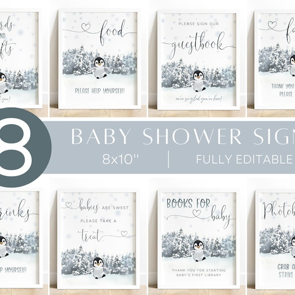 Penguin Baby Shower - Etsy