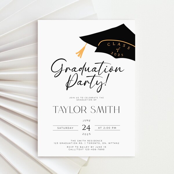 Graduation Invitations 2025 - Etsy