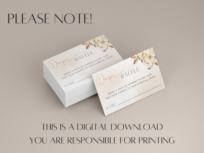 A Little Pumpkin is on the Way Diaper Raffle Ticket, Printable Autumn ...