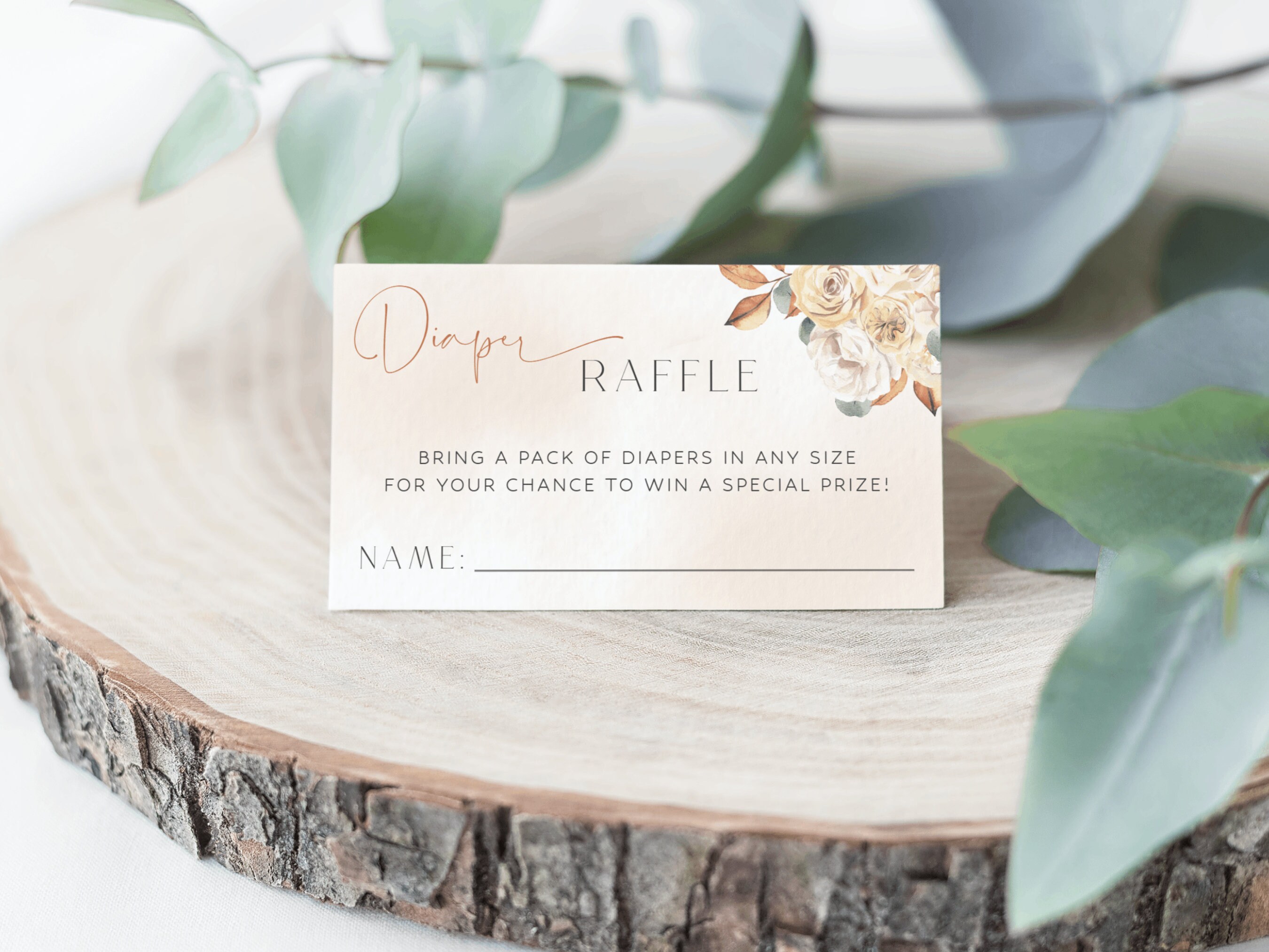A Little Pumpkin is on the Way Diaper Raffle Ticket, Printable Autumn ...