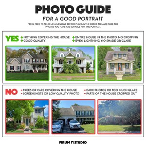 Our First Home Print, Homeowners Gift, Custom House Portrait, Digital ...