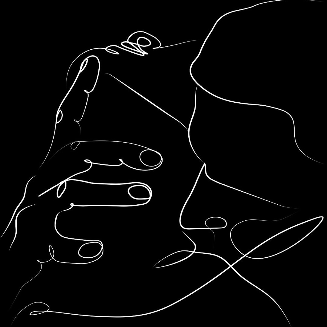 Couple Line Drawing | Single Line Couple Art | Minimalist Line Draw ...