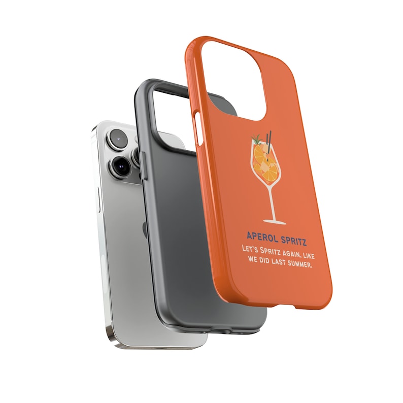 Aperol Spritz Cocktail Phone Case for iPhone 16 Pro Max, 15, iPhone 14 ...