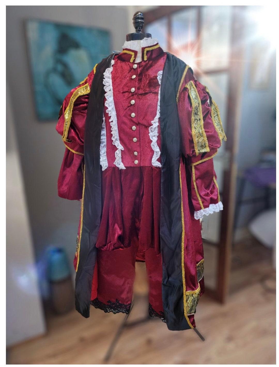 Red King Henry VIII Costume. Red Tudor Costume. - Etsy Canada
