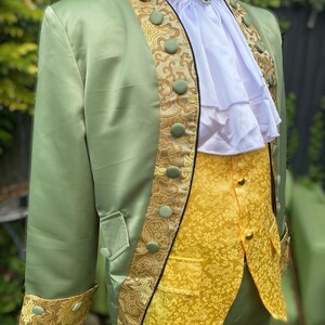 1700s Mens Georgian Outfit, Ladies Georgian Suit, Tailcoat, 18th ...