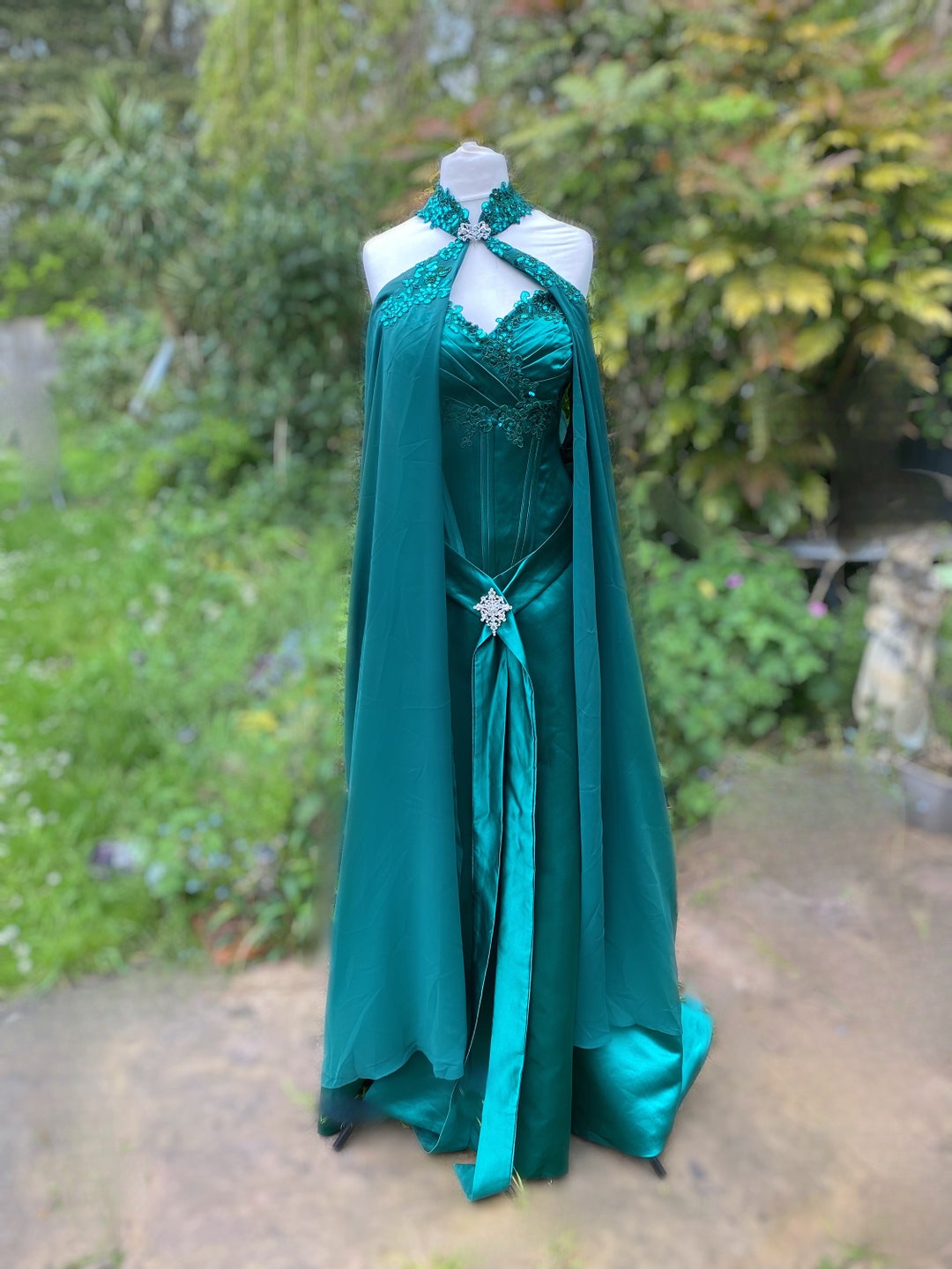Elven Dress Costume, Elven Wedding, Medusa, Renaissance, Medieval Dress ...