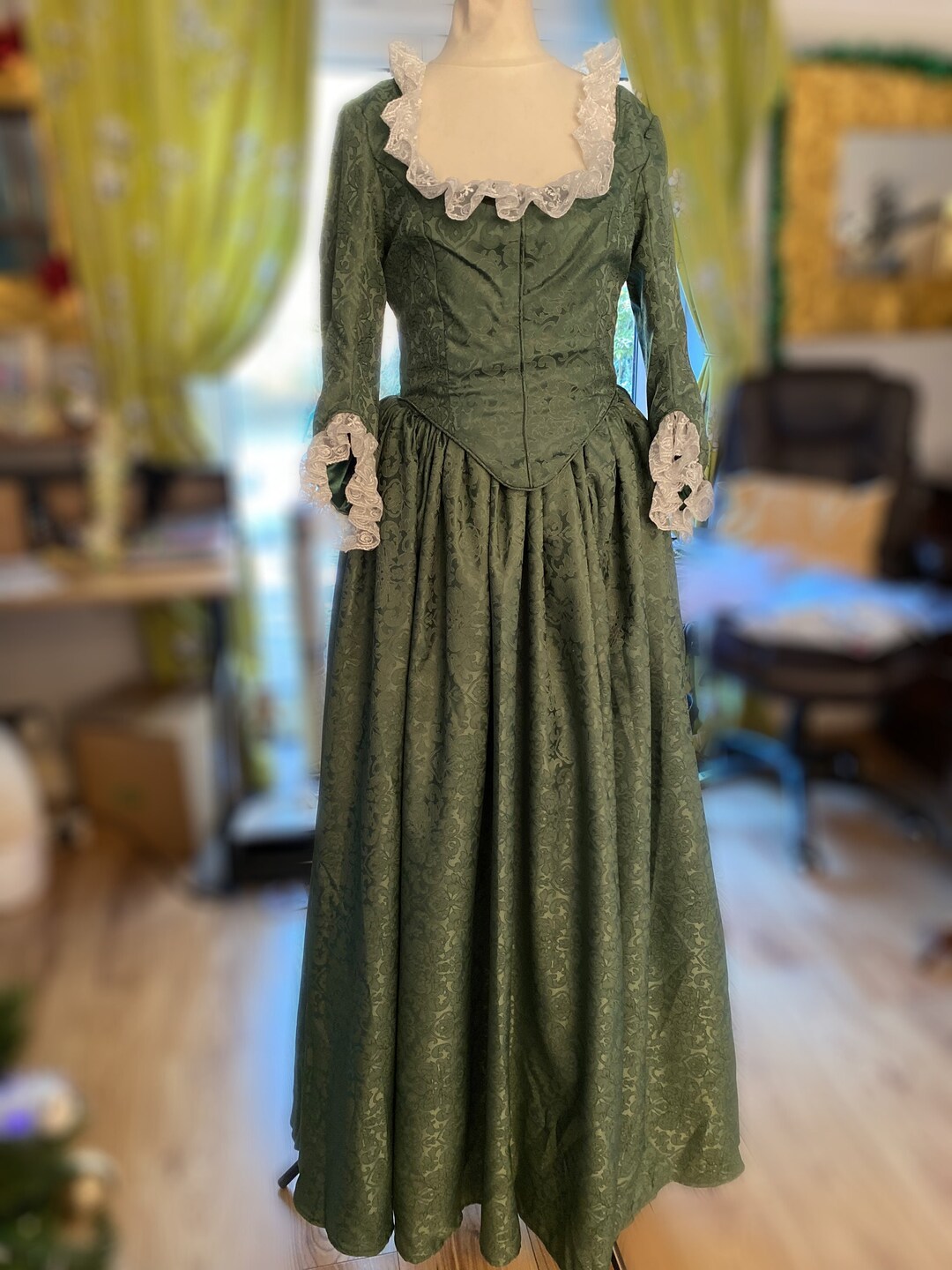 Jane Austin Dress, Victorian Work Dress, 1840s Dress - Etsy
