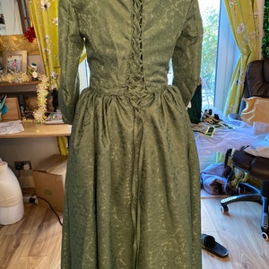Jane Austin Dress, Victorian Work Dress, 1840s Dress - Etsy