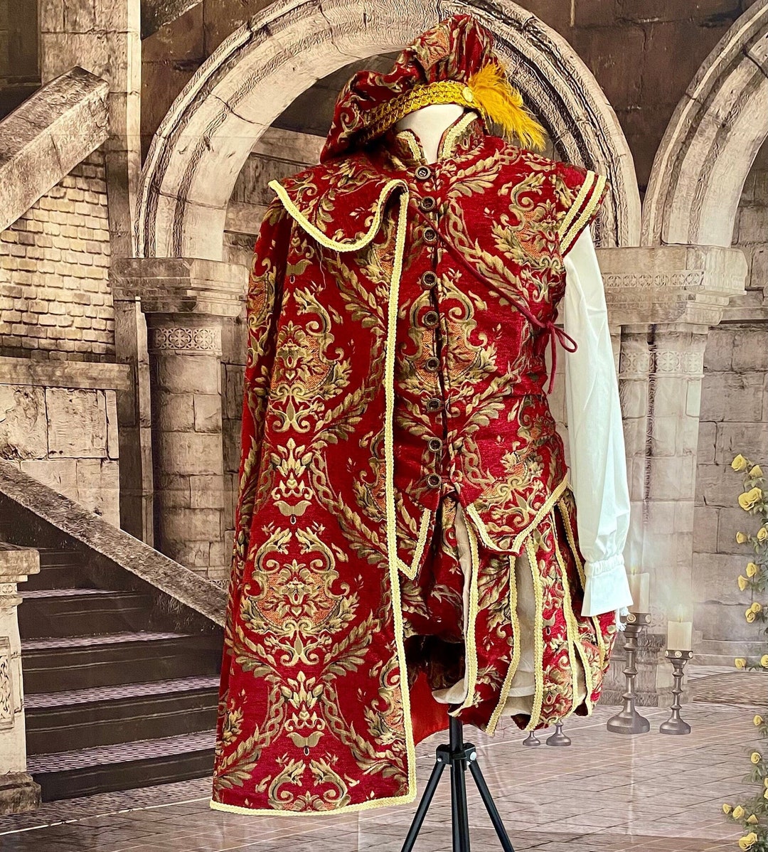 Elizabethan Costume Cosplay, Elizabethan Doublet, Shakespeare Suit ...