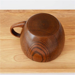 Wood Cup - Wooden Coffee Cup Minimalist Kitchen Wooden Tea Cup Natural ...