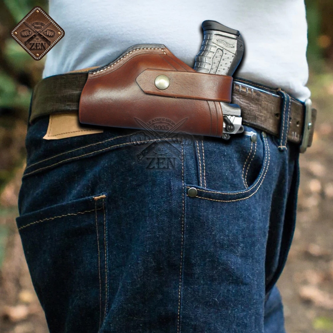 Best Leather Holster for Walther P22 Semi Auto Leathershopbyzen P067 ...