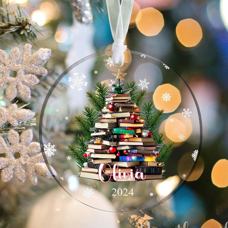 Book Christmas Ornaments - Etsy