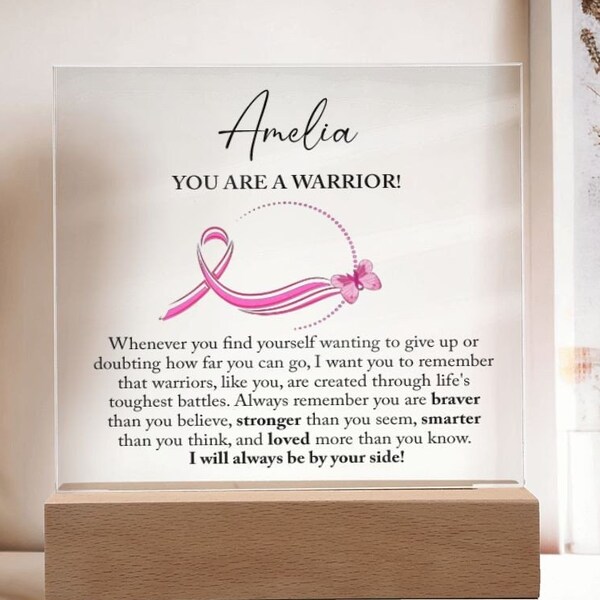 Breast Cancer Survivor Plaque - Etsy