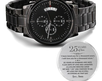 25th Anniversary Watch - Etsy