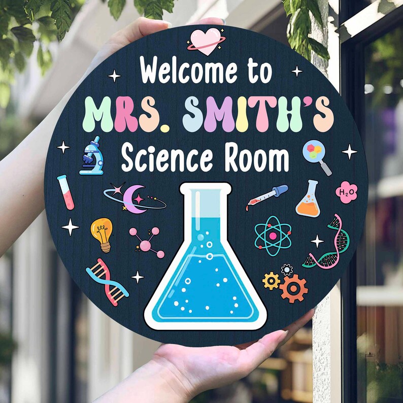 3D Science Teacher Door Sign, Science Room Door Sign, Science Teacher ...