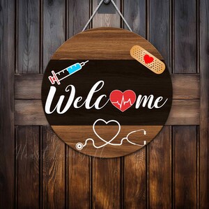 Nurse Office Welcome Sign, School Nurse Door Sign, School Nurse Gift ...