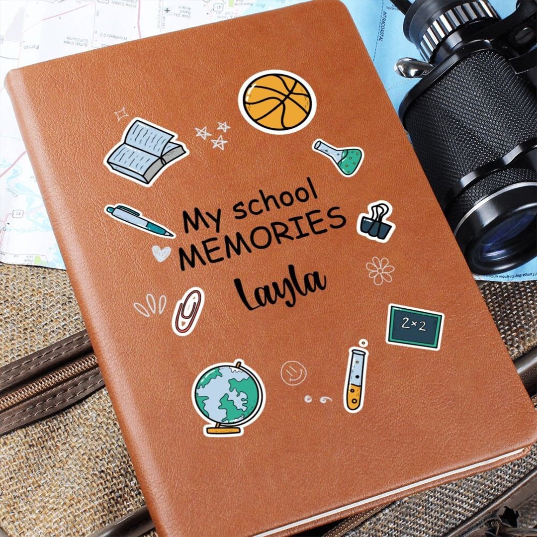 School Memories Journal, Personalized School Diary for Child, My School ...