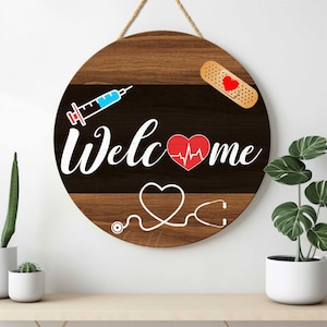 Nurse Office Welcome Sign, School Nurse Door Sign, School Nurse Gift ...
