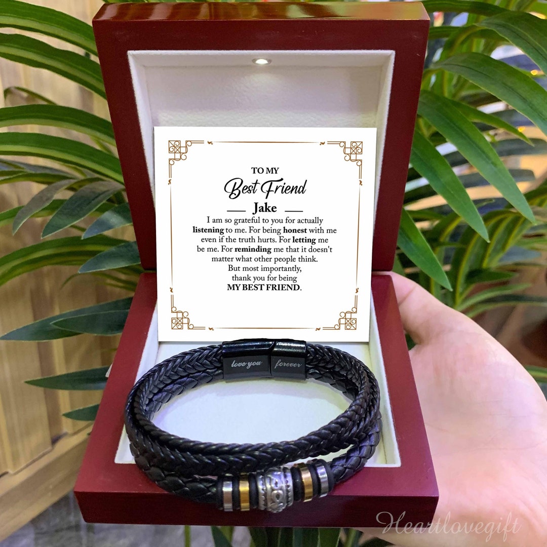 Best Guy Friend Bracelet Gifts/male Best Friend Christmas Present ...
