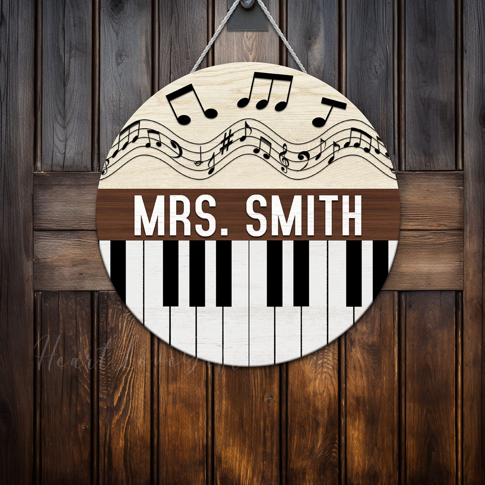 Music Teacher Door Sign, Personalized Door Sign Music, Music Education ...
