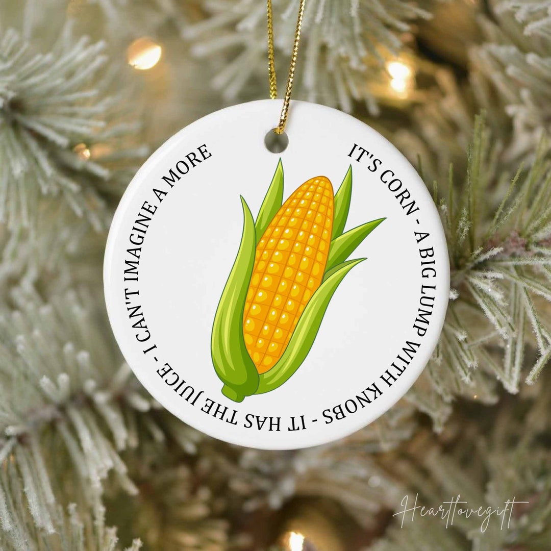 It's Corn Ornament, Corn Christmas Ornament, Cornboy Ornament, Corn ...