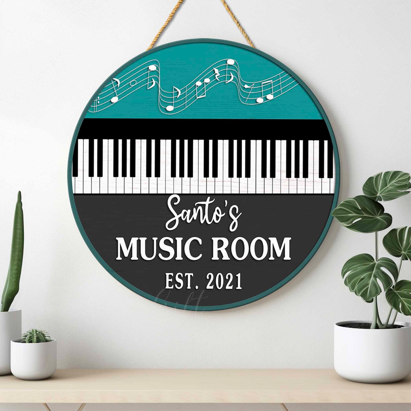 Music Teacher Door Sign, Personalized Door Sign Music, Music Education ...