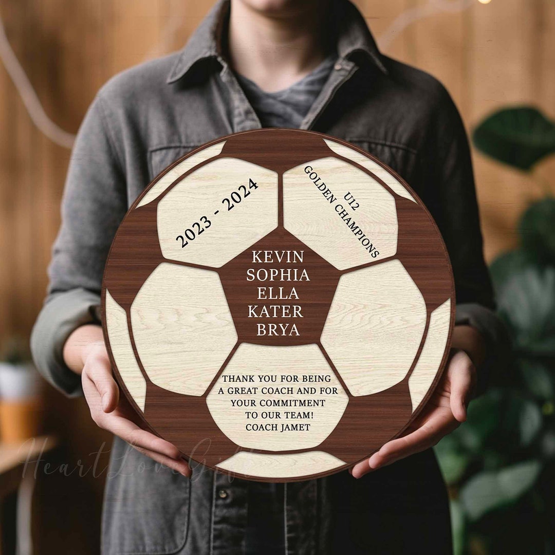 Personalized Soccer Team Coaches Sign Door, Thanks for A Great Season ...