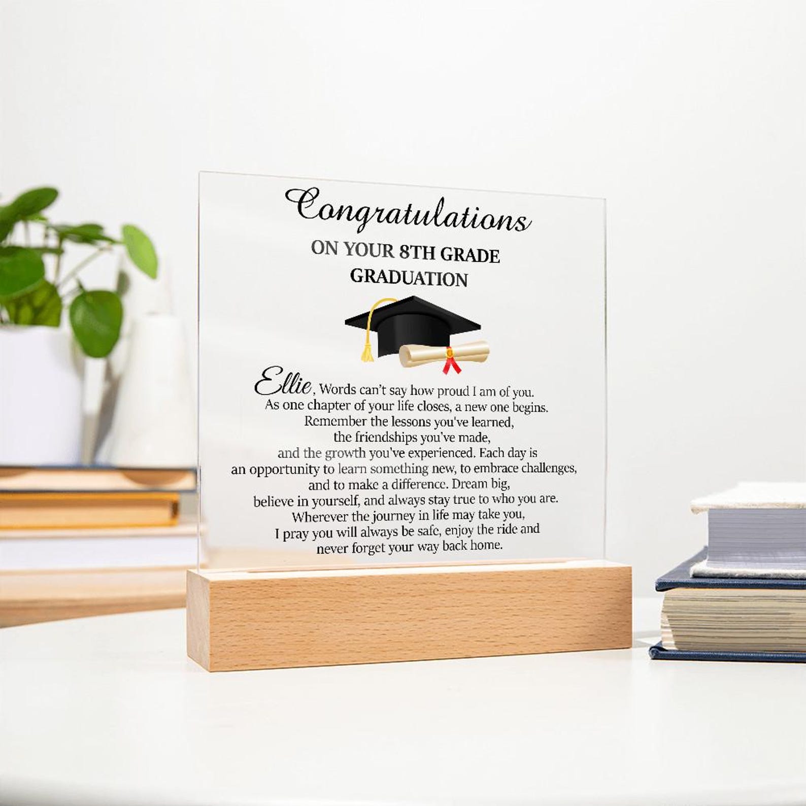 Personalized 8th Grade Graduation Gifts for Girls/junior Graduation ...