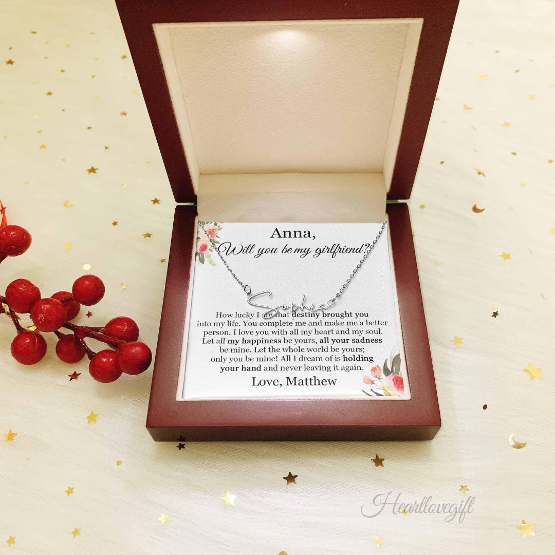 Will You Be My Girlfriend Gift, Girlfriend Proposal Present, Proposal ...
