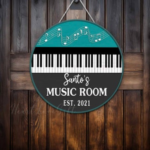 Music Teacher Door Sign, Personalized Door Sign Music, Music Education ...