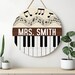 Music Teacher Door Sign, Personalized Door Sign Music, Music Education ...