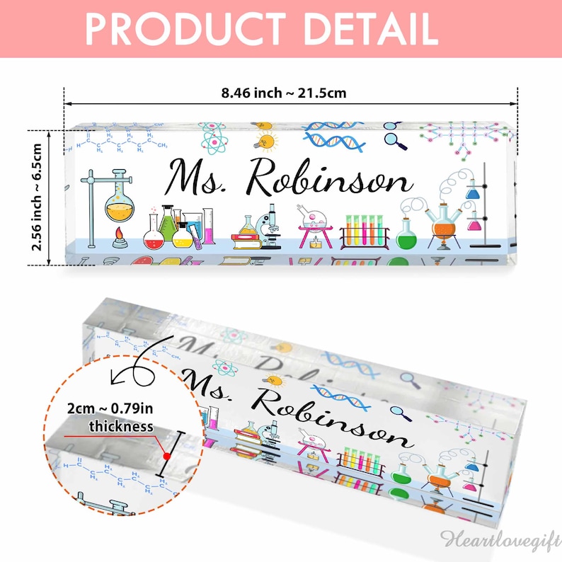 Science Lab Teacher Sign, Science Teacher Desk Name Plate, Teacher ...
