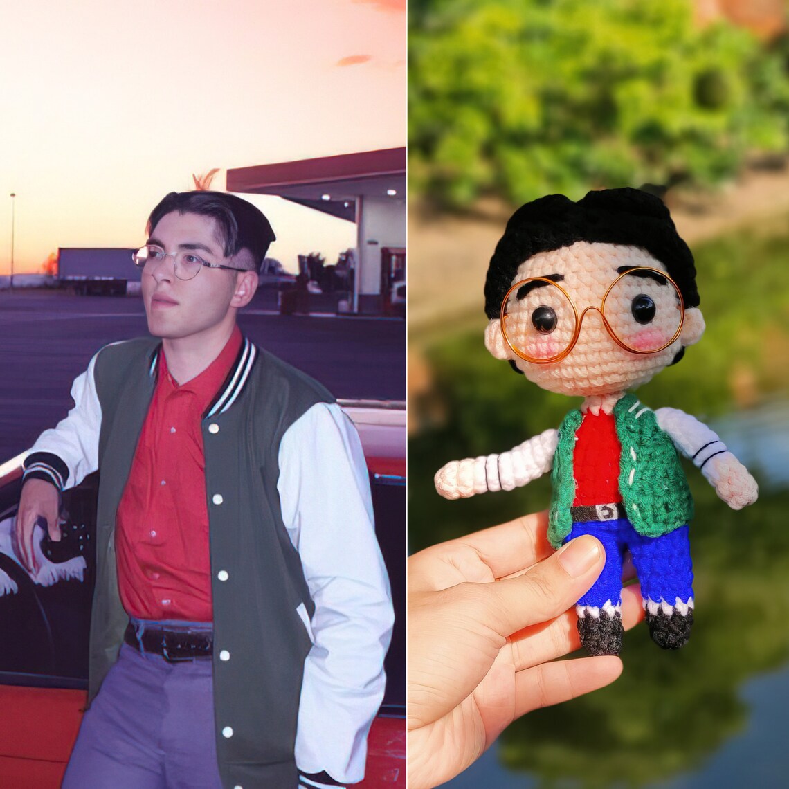 Custom Crochet Doll Custom Stuffed Doll Mini Look Alike - Etsy