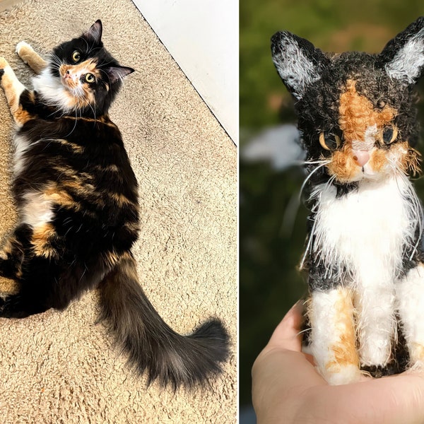 Custom Cat Plush - Etsy