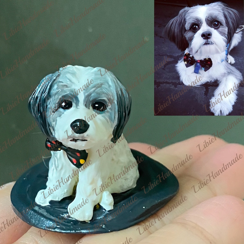 Custom Pet 3D Figurine, Pet Memorial 3D Statue, Custom Pet Portrait, 3D ...