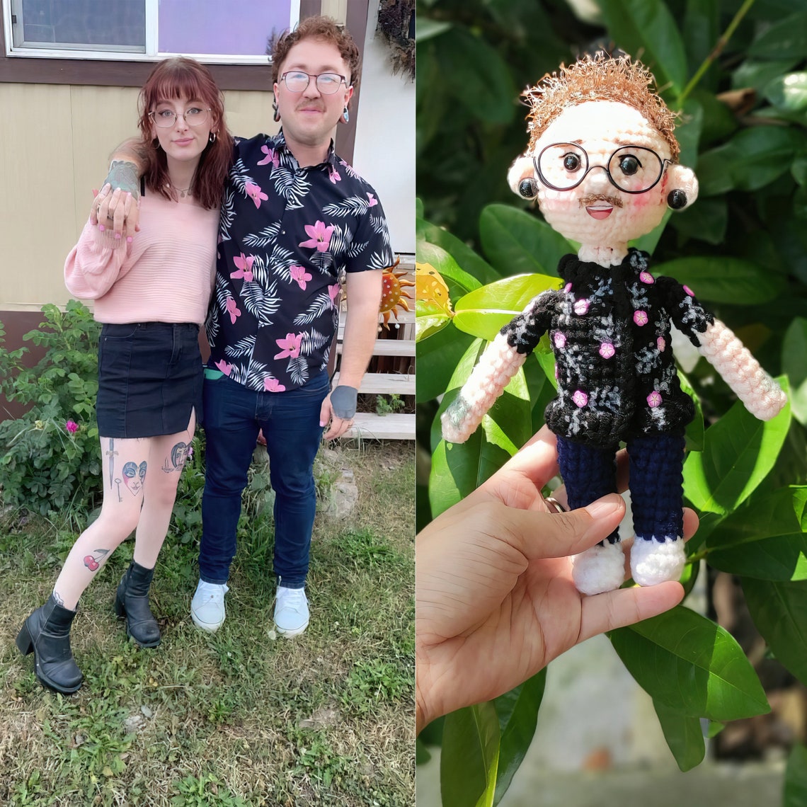 Custom Crochet Doll Custom Stuffed Doll Mini Look Alike - Etsy