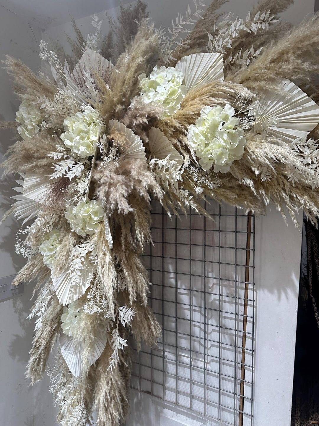 XXL Pampas Wall Decor 100cm X 150cm Salon Decor Pampas Wall Art Pampas ...