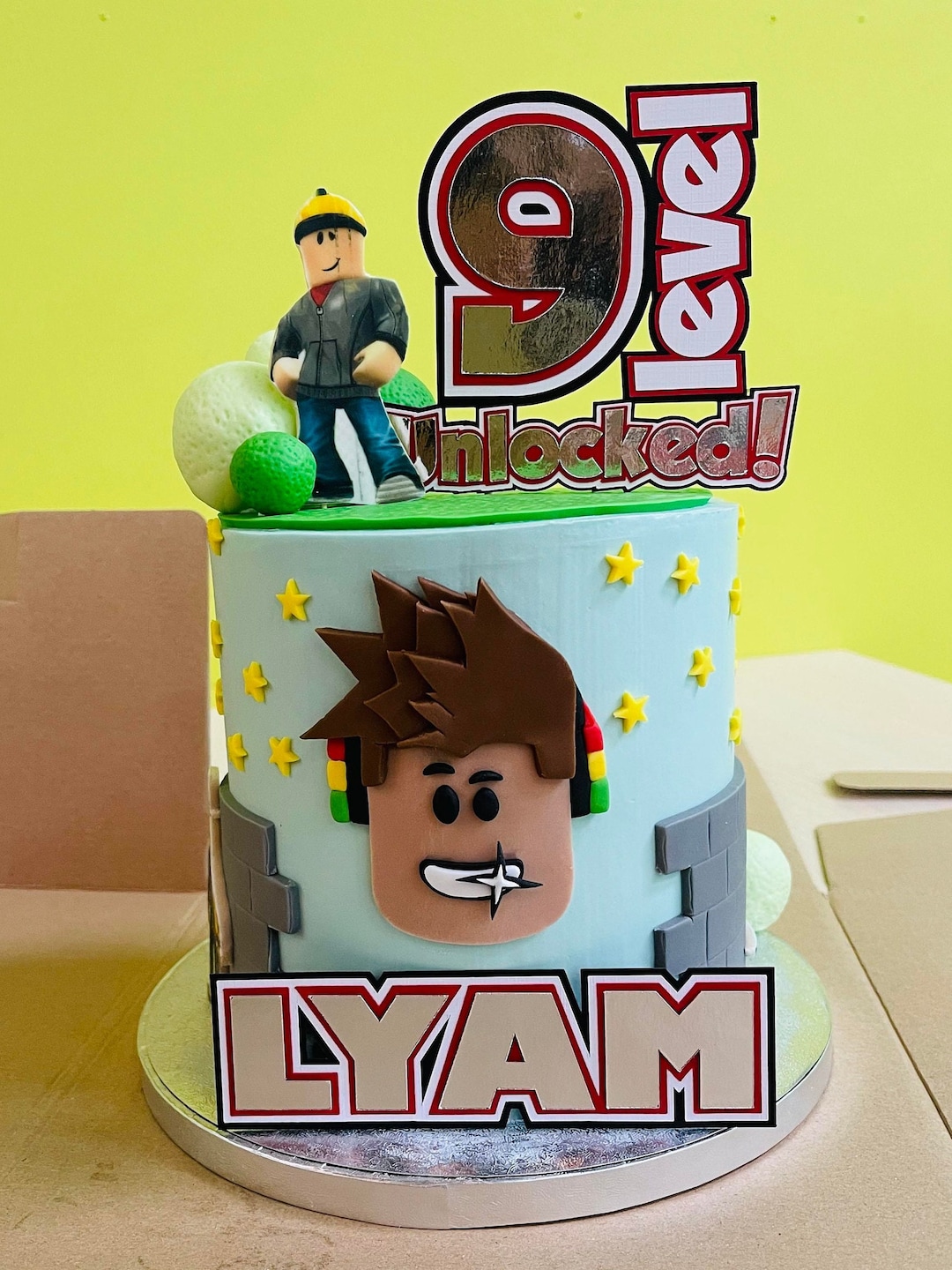 Roblox Text Cake Toppers - Etsy