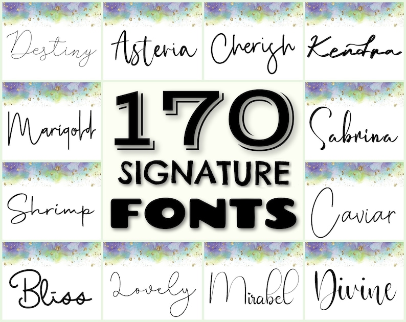 2500 Fonts Bundle, Script Fonts Set, Craft Fonts Pack, Handwritten ...