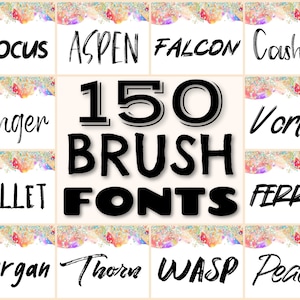 2500 Fonts Bundle, Script Fonts Set, Craft Fonts Pack, Handwritten ...