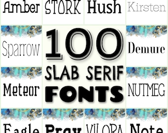 170 Serif Fonts Bundle, Classic Fonts, Logo Font Pack, Modern Font Set ...