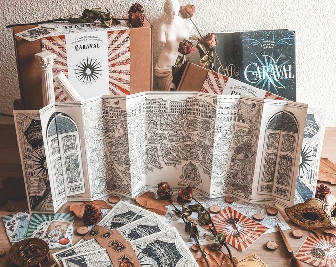 Scarlett and Julian Front Print Caraval by Stephanie Garber - Etsy