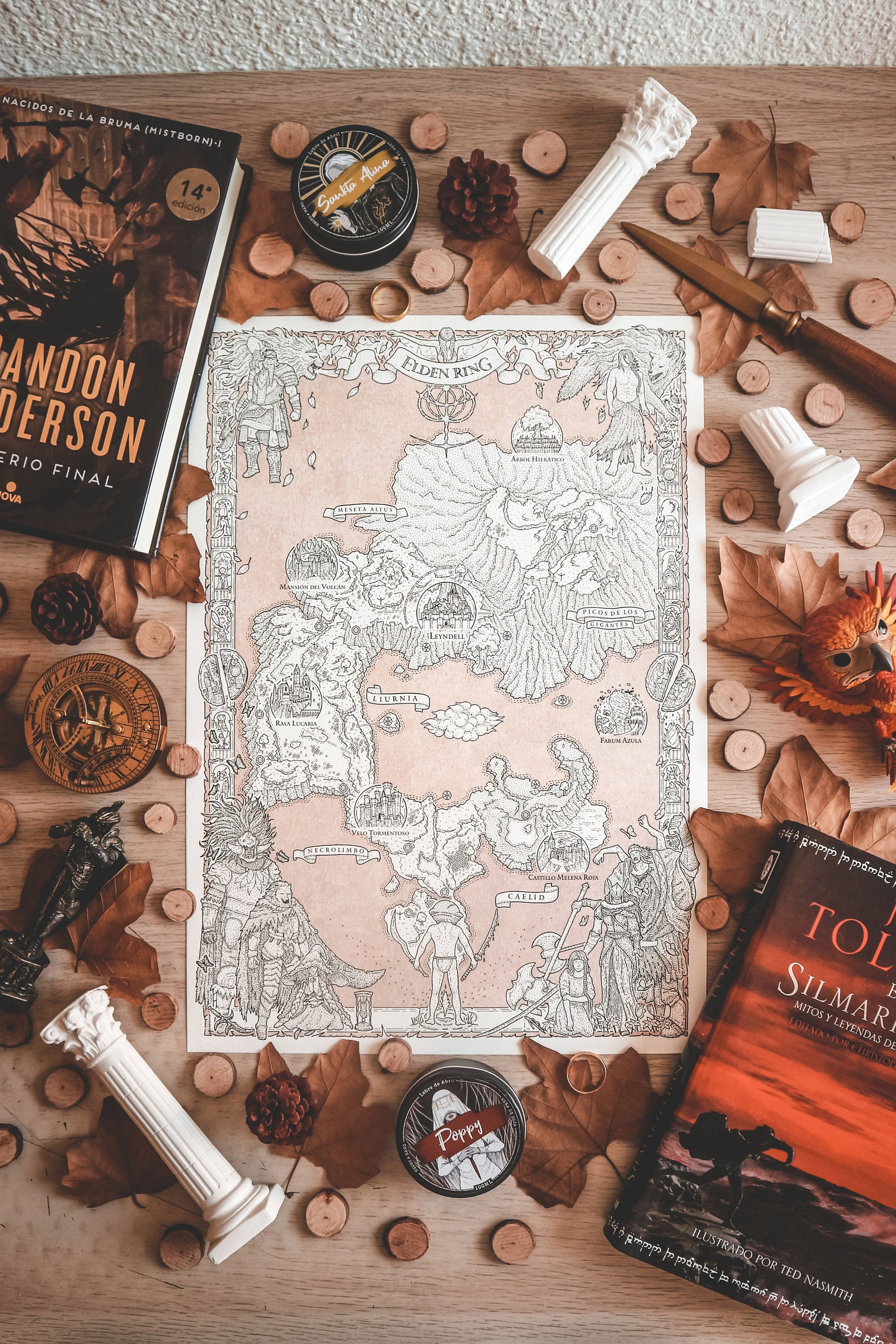 Elden Ring Map Fanart Illustration Made by - Etsy