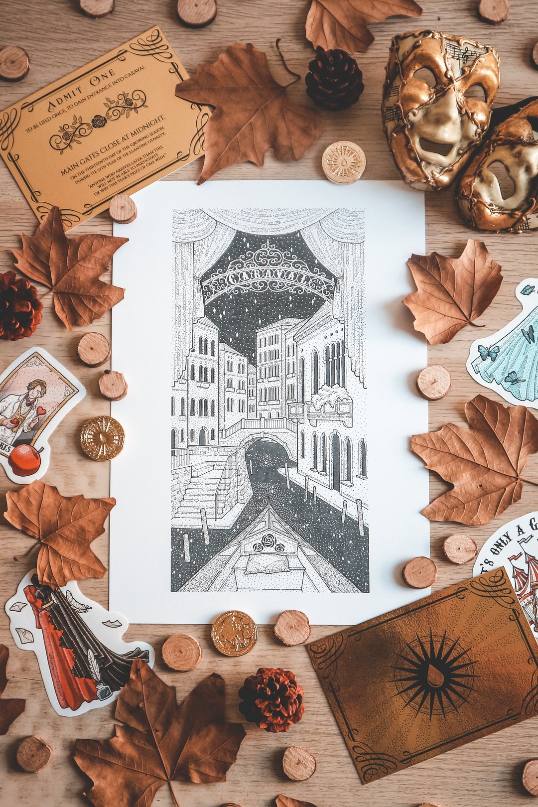 Caraval Channels CARAVAL. Fanart Illustration Made by Andrés Aguirre ...